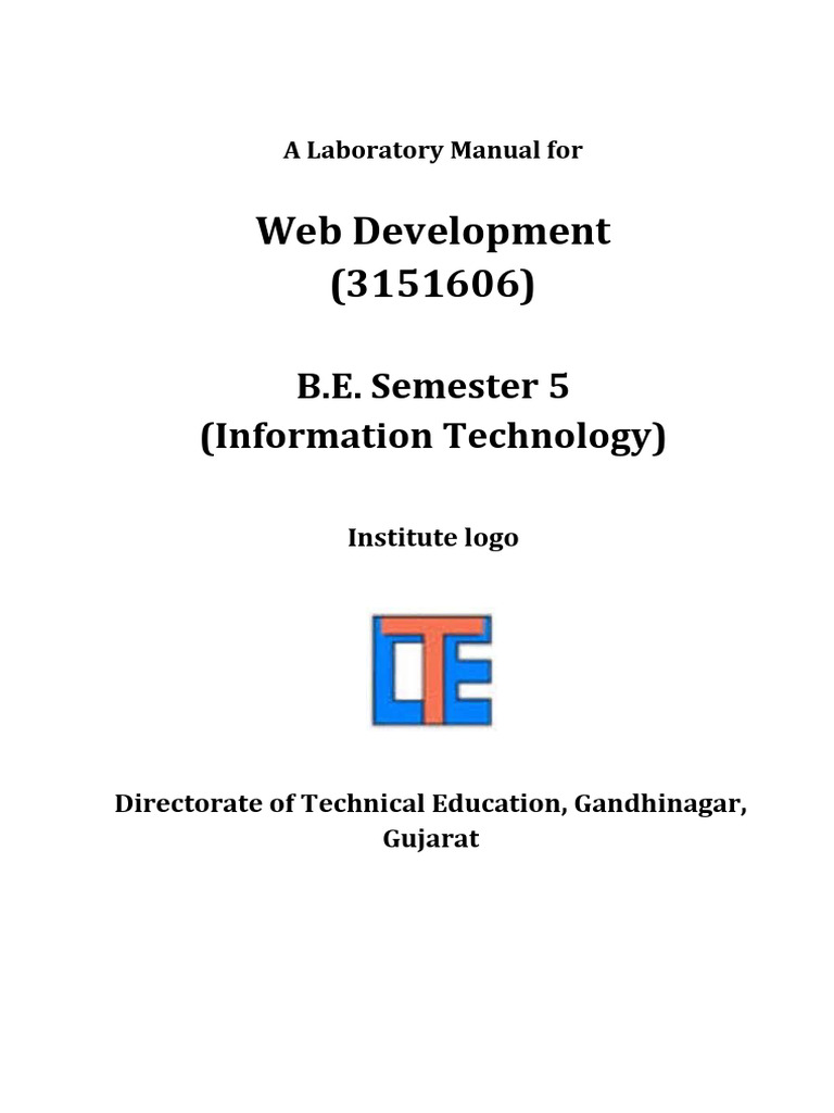 WD Labmanual | Download Free PDF | Html Element | Html