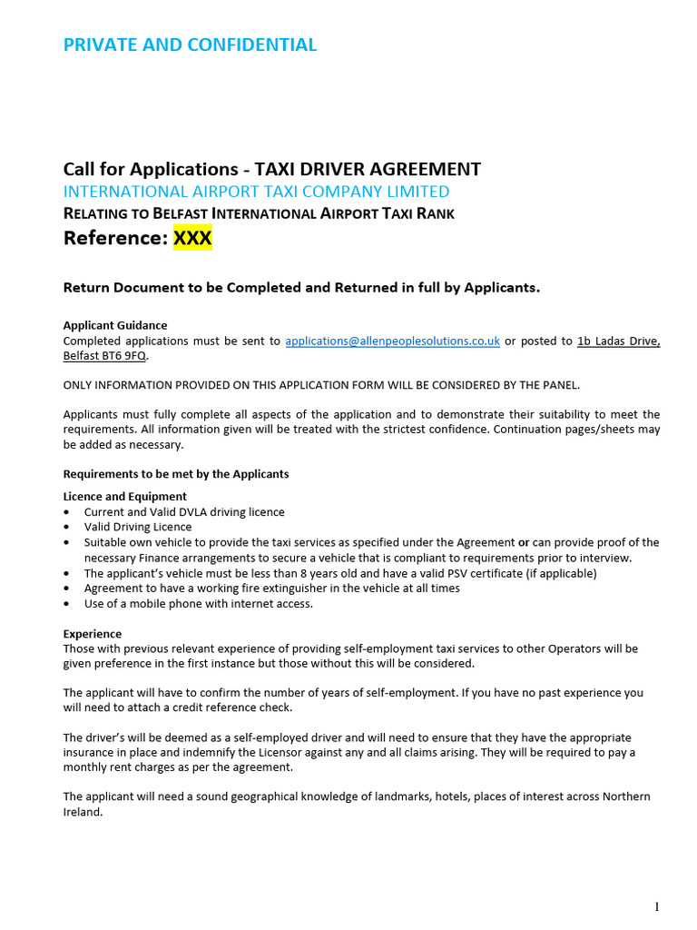 Application Form | PDF | License | Driver's License