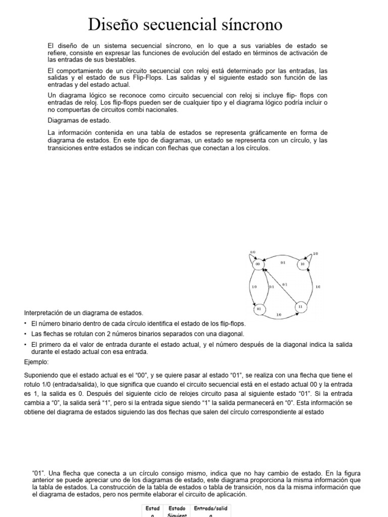 Diseño Secuencial Síncrono | PDF | Ingeniería Informática