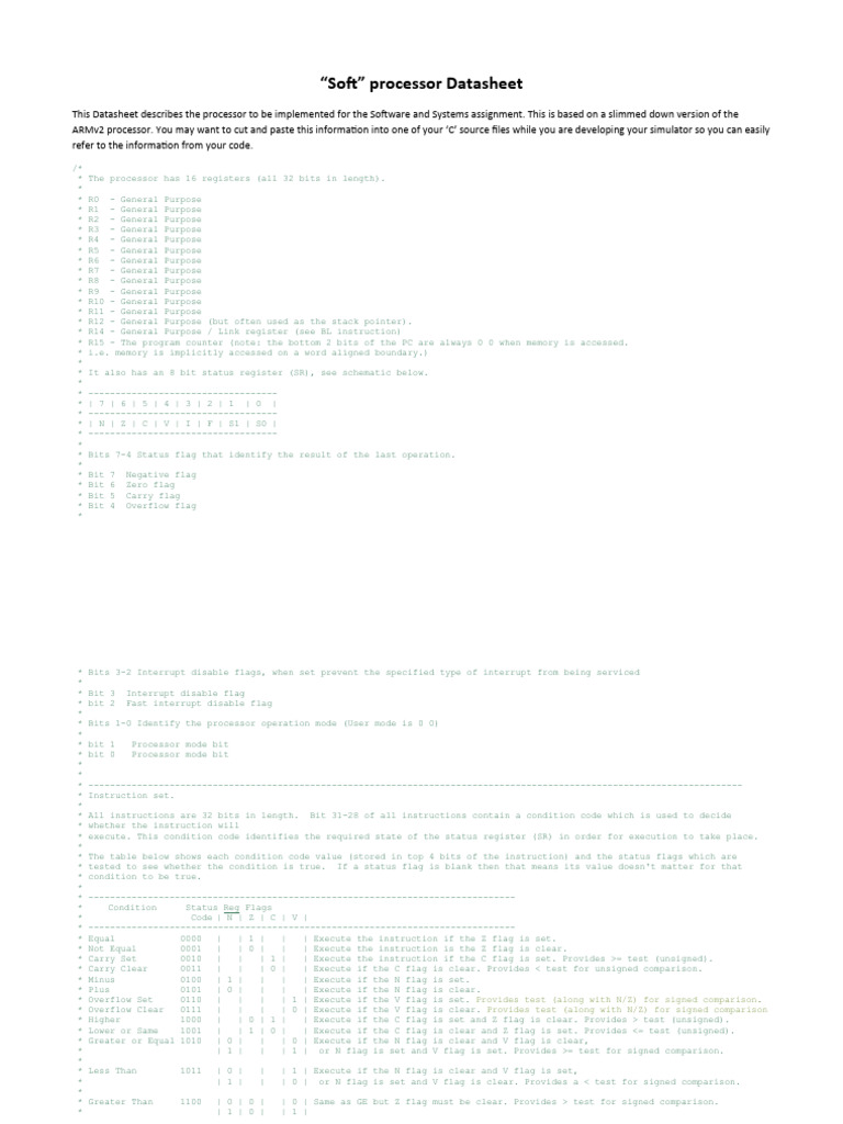 Assignment DataSheet(1) | PDF | Computer Architecture | Computer Engineering