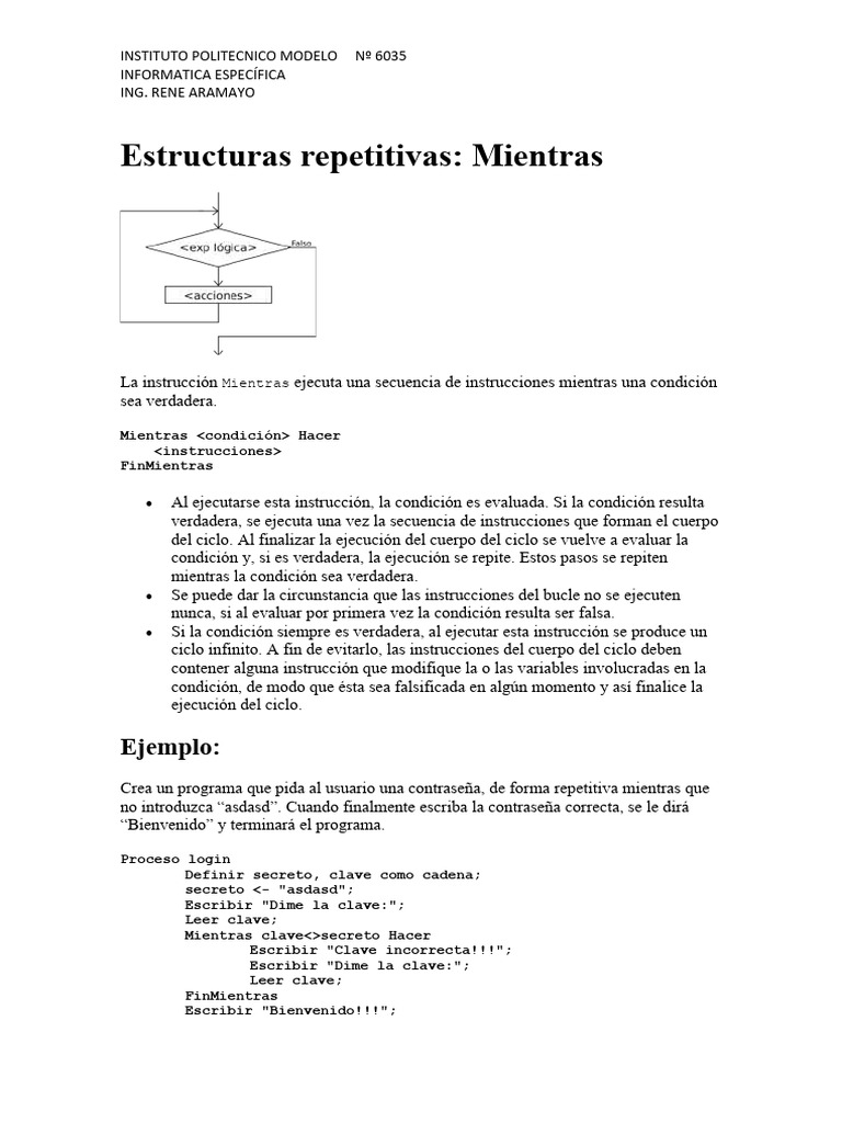 Practicastructuras Repetitivas | PDF | Programa de computadora ...