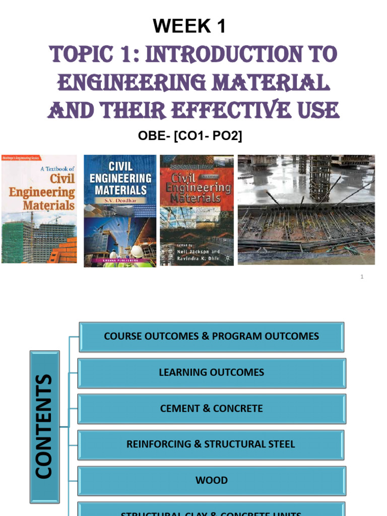 Topic 1 Introduction to Civil Engineering Materials and their effective use | PDF | Porosity ...
