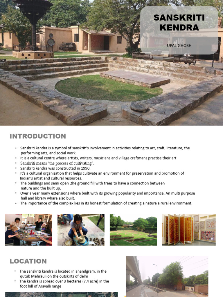 Case Study On Art and Craft Center Delhi | PDF | Building Materials ...
