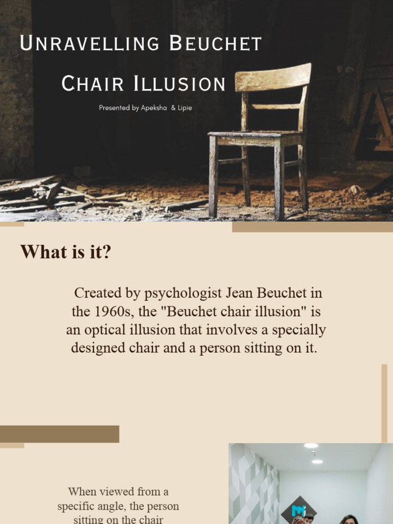 Beuchet Chair Optical Illusion Explained | PDF | Self-Improvement ...