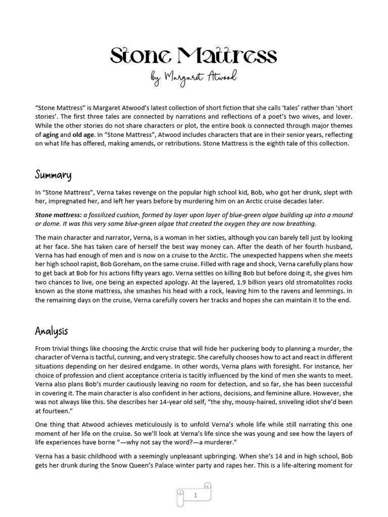 Stone Mattress | PDF