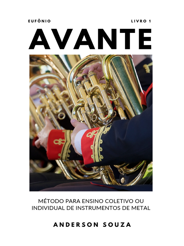 Método de Ensino Coletivo Para Metais - Eufônio - Completo | PDF | Clave | Escala (música)