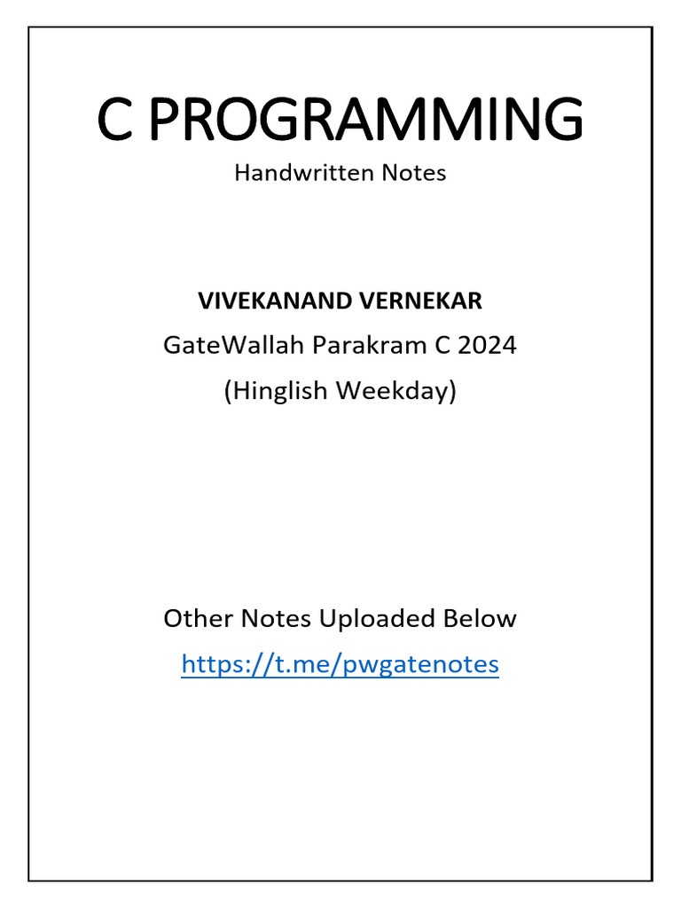C Programming | PDF