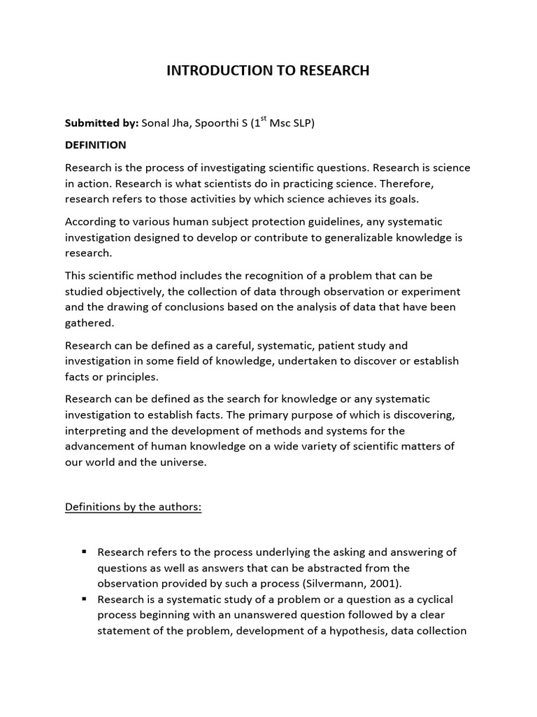 Overview of Experimental Research Methods | PDF | Experiment ...