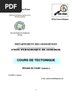 Cours de géologie structurale | PDF | Faille (Géologie) | Géologie