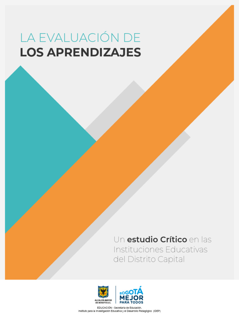 Evaluacion de los aprendizajes | PDF | Evaluación | Pedagogía
