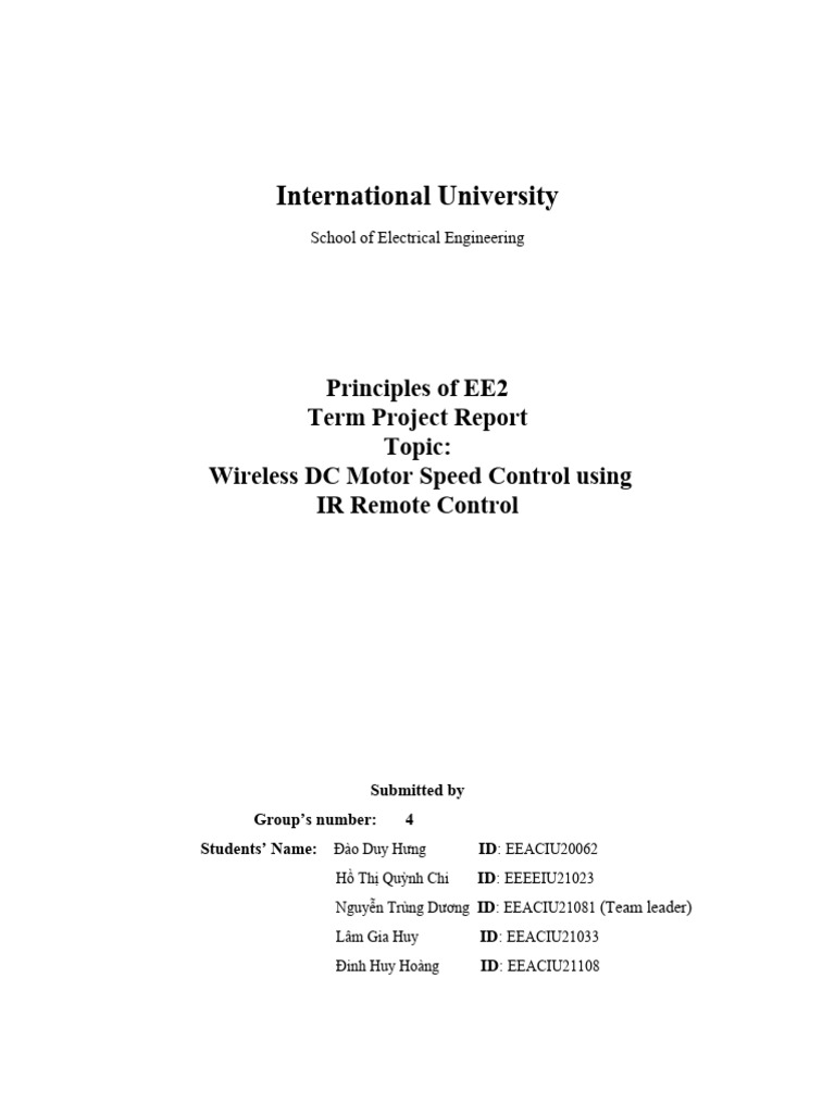 Project Final Ee2 | PDF | Electrical Network | Capacitor