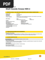 Cassida Grease EPS 2 Safety Data Sheet | PDF | Toxicity | Dangerous Goods