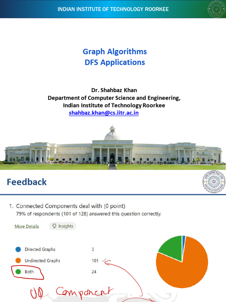 DFS Applications in Graph Algorithms | PDF