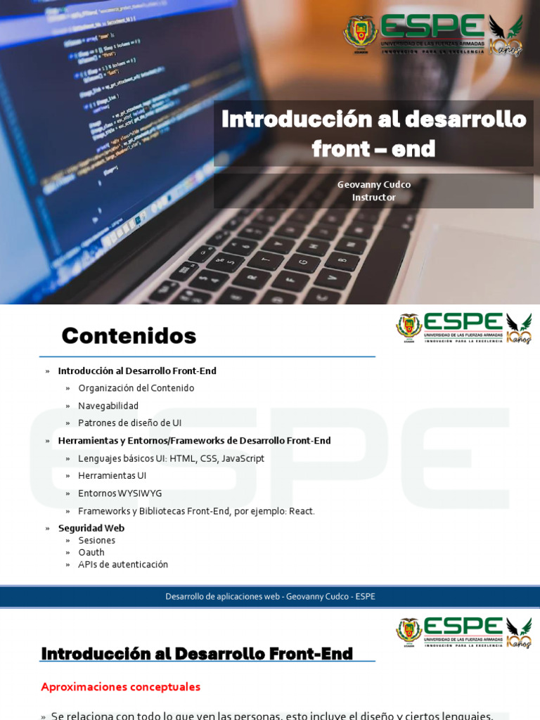 Desarrollo Front-End | PDF | Script Java | HTML