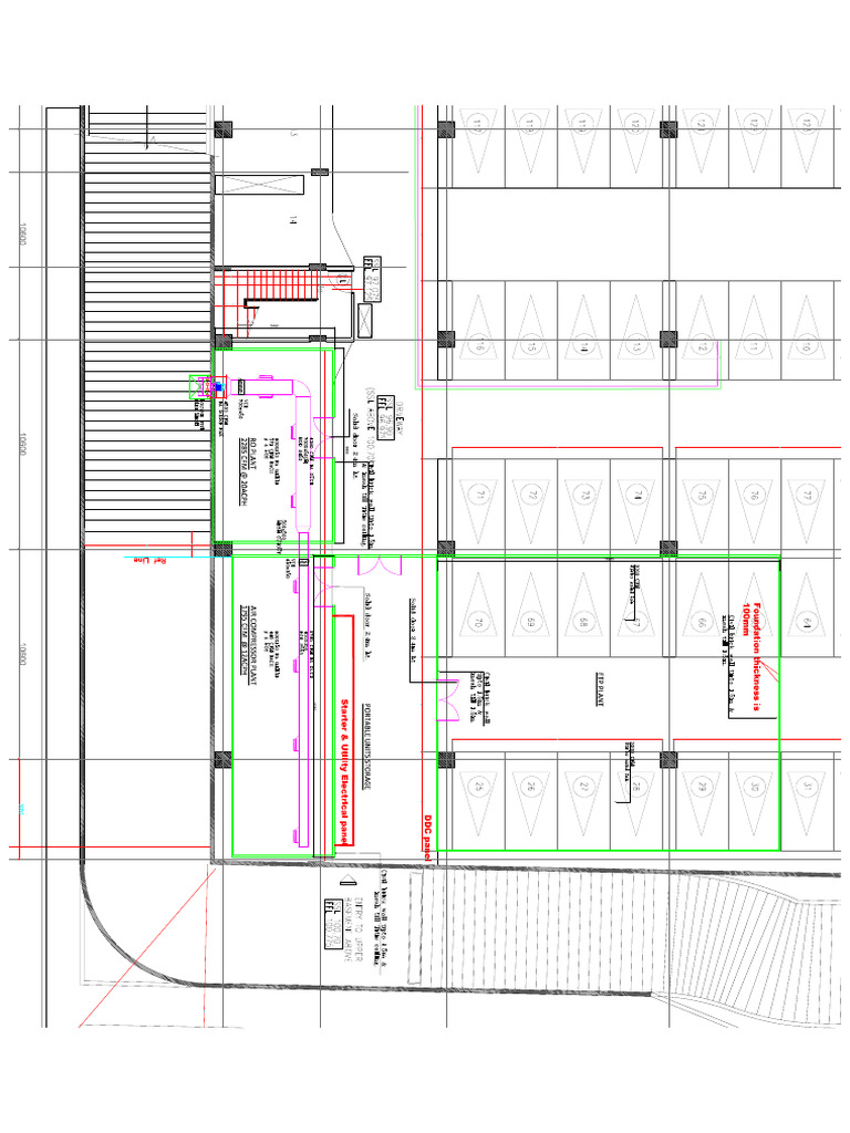 2535-Reliance Basement 2 RO & Air Compressor Exhaust Layout Rev 0 | PDF