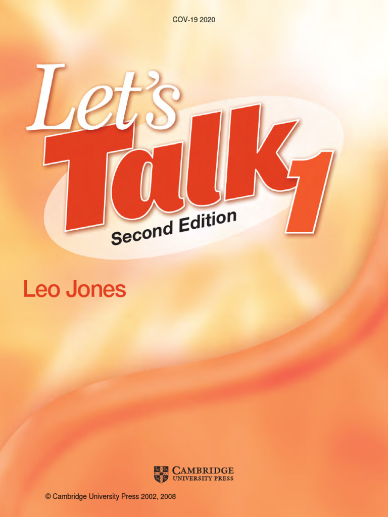 Let's Talk 2ed SB1 | PDF | License | Copyright