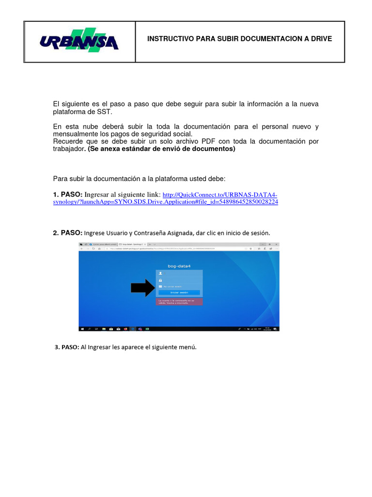 Instructivo para Subir La Documentacion | PDF | Software | Informática