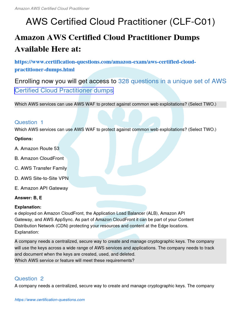 Aws Certified Cloud Practitioner PDF | PDF | Amazon Web Services | Cloud Computing