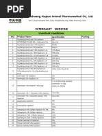 Comprehensive Injection Name List | PDF