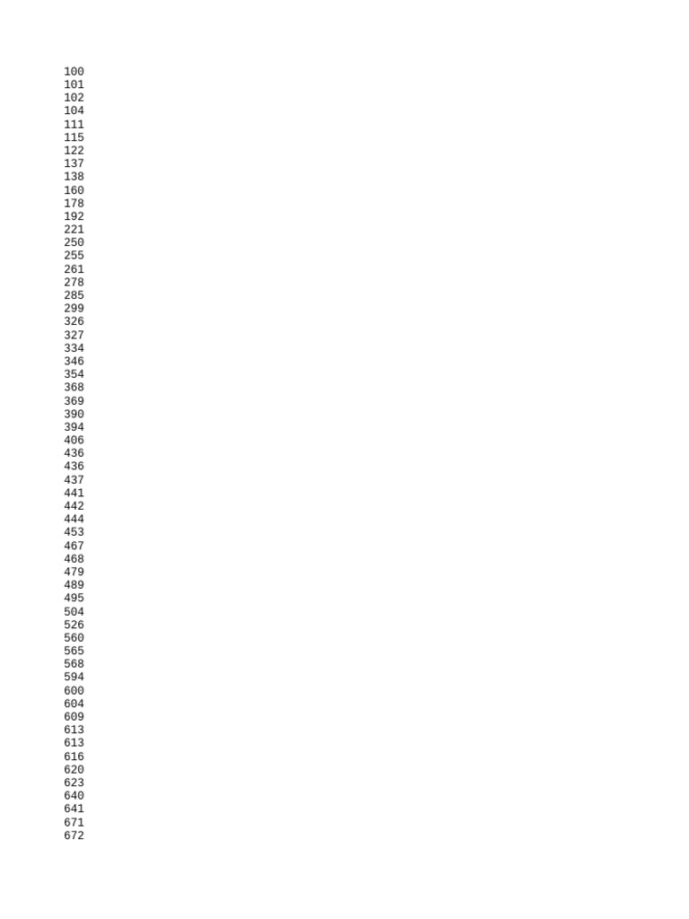 Sorted Numbers Bubble | PDF