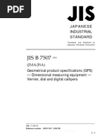 Jis 7516 B (2005) | PDF