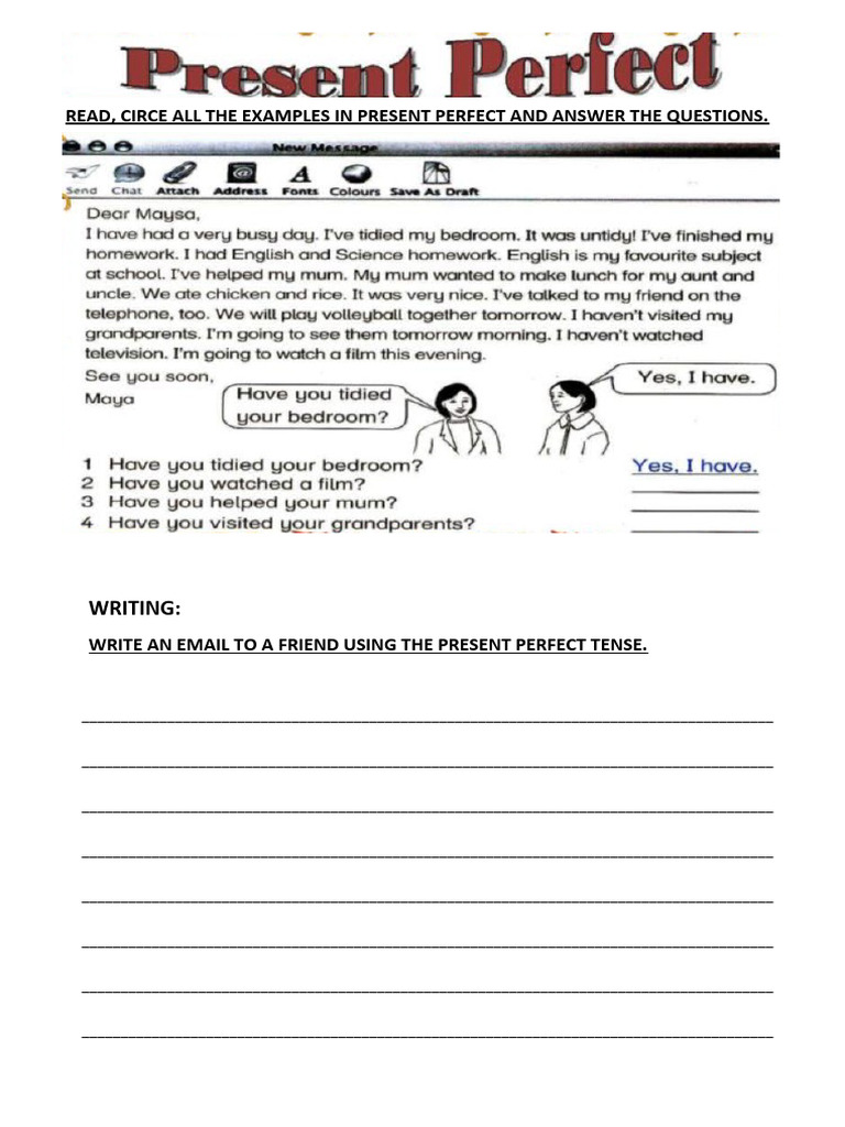 Present Perfect Reading and Listening | PDF | Career & Growth