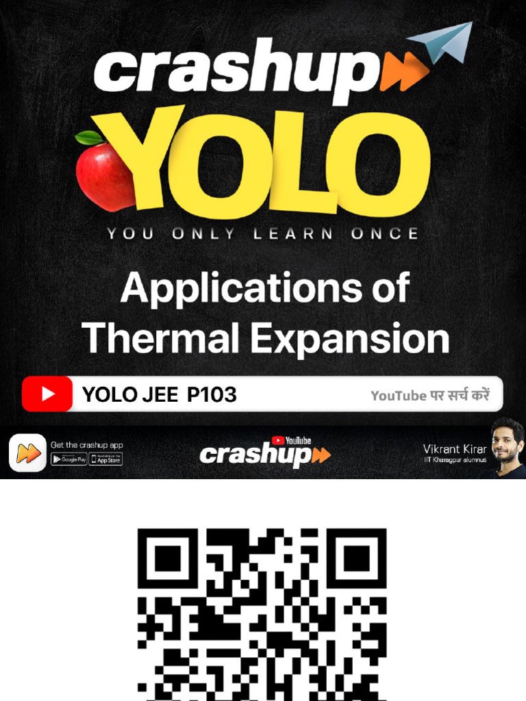 YOLO JEE P103 Applications of Thermal Expansion | PDF