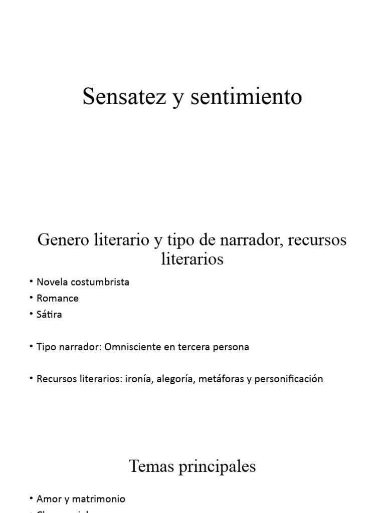 Sensatez y Sentimiento | PDF | Sentido y sensibilidad