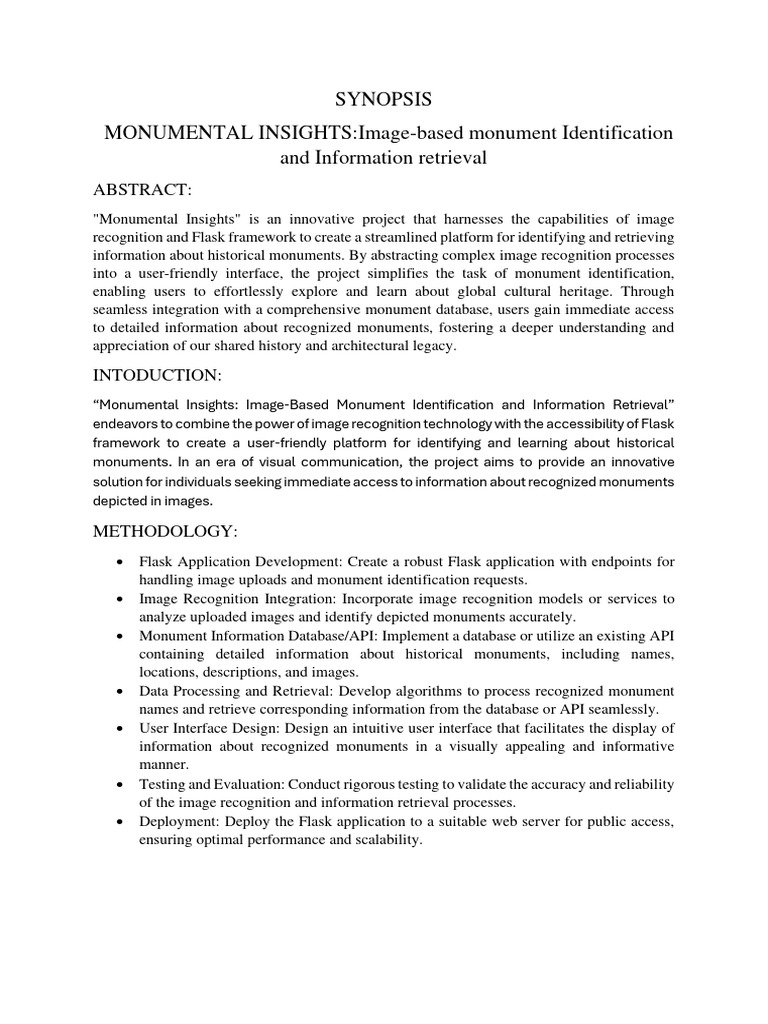 Synopsis | PDF | Usability | Databases