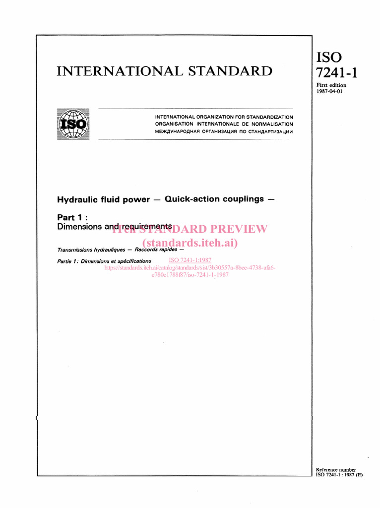 Iso 7241 1 1987 | PDF | International Organization For Standardization ...