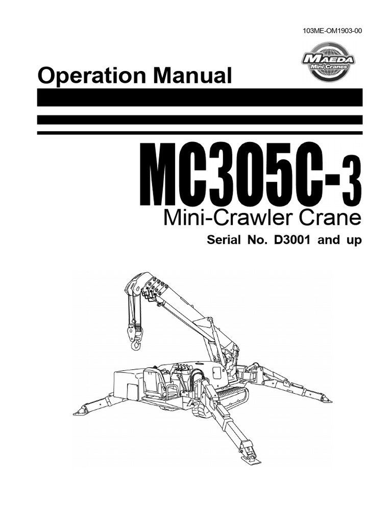 Op MC305C 3 | Download Free PDF | Crane (Machine) | Engines