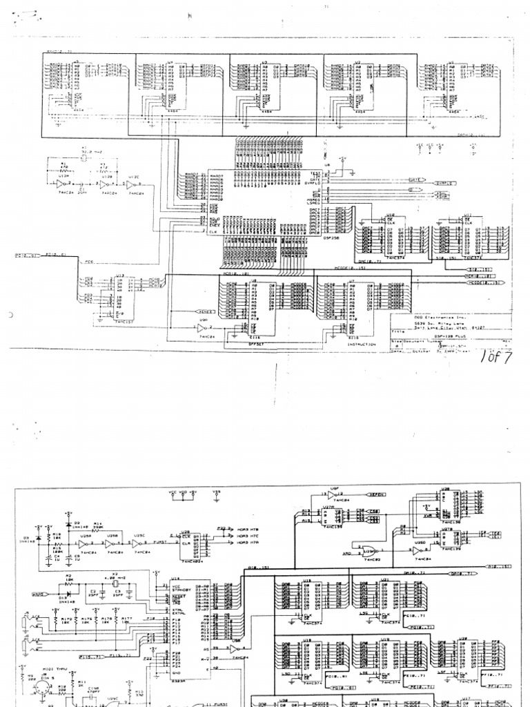 DigiTech DSP128 Plus Schematics | PDF