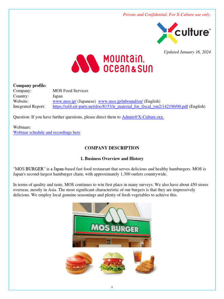 Moss Food 2024-1a | PDF | Marketing | Hamburgers