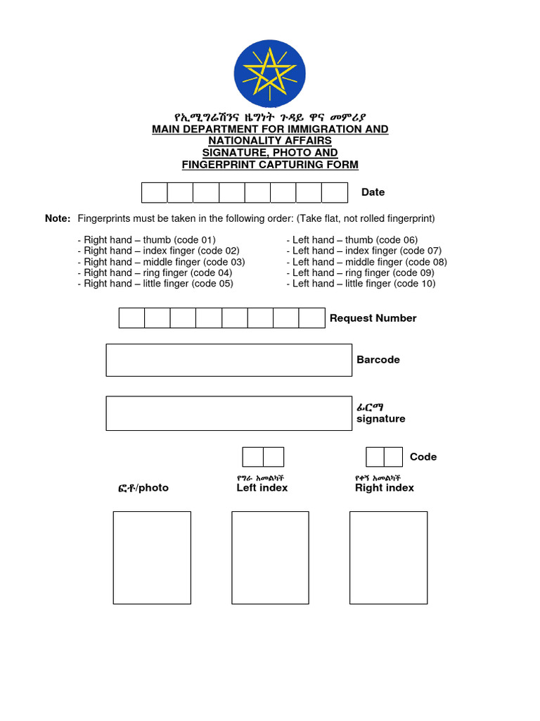 Fingerprint Ethiopia | PDF