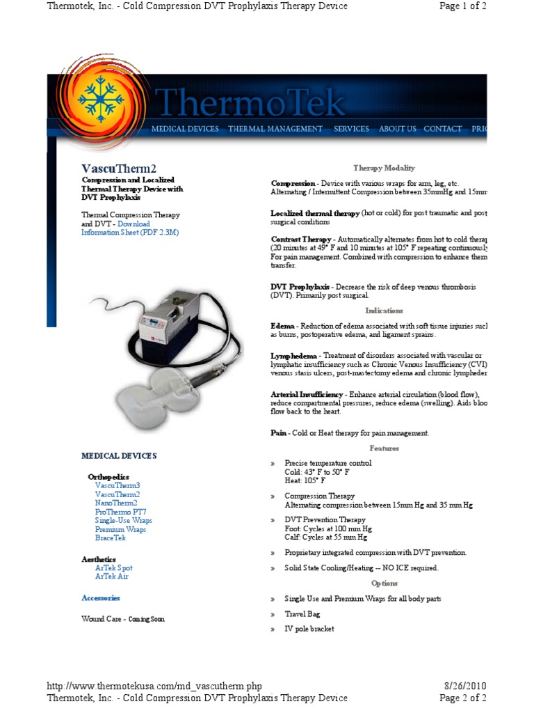 vascutherm 2 | Angiology | Clinical Medicine