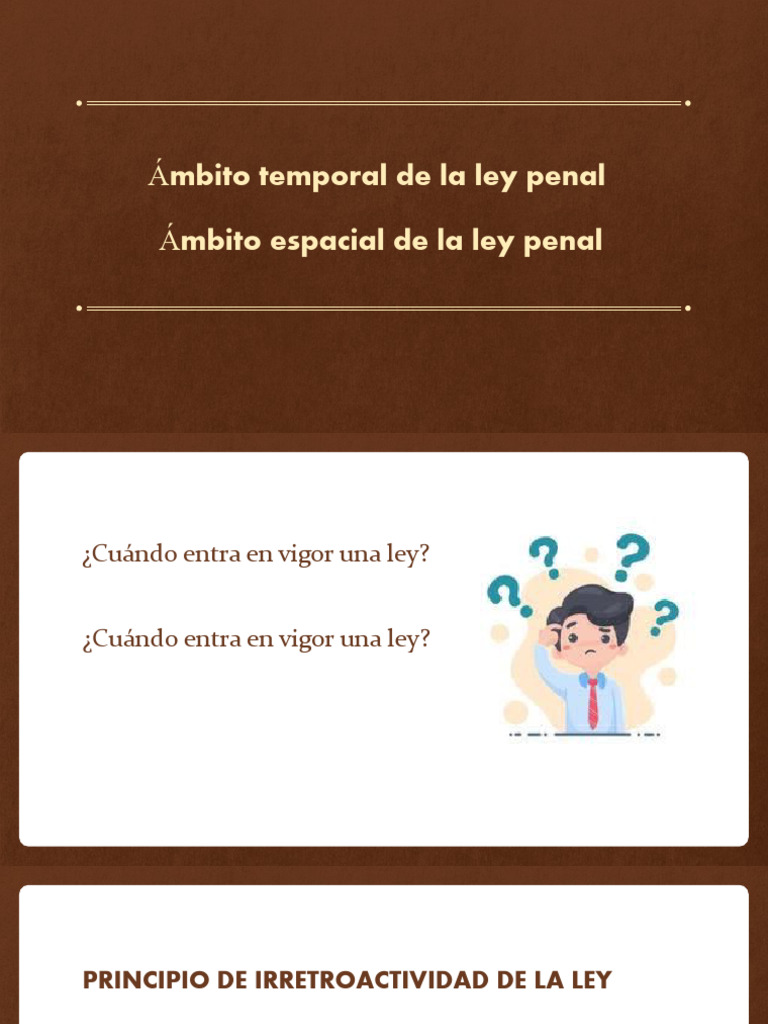 Ambito Temporal Espacial | PDF | Fiscal | Derecho penal