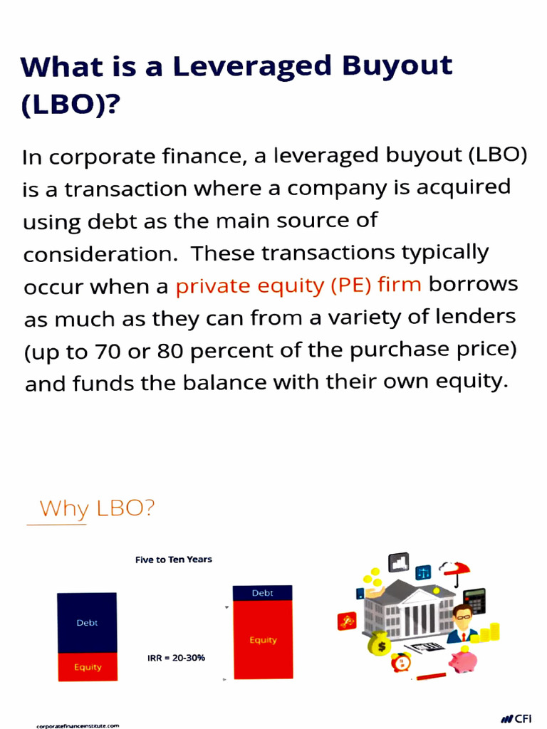 Understanding Leveraged Buyouts (LBOs) | PDF | Leveraged Buyout ...