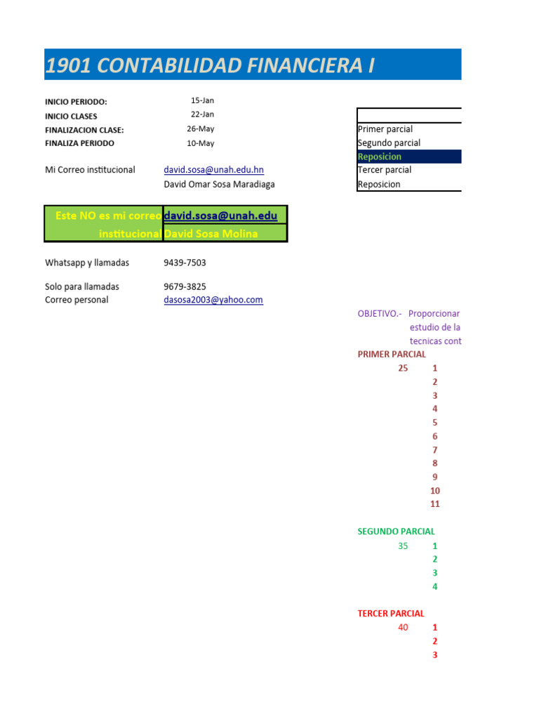 Unah 2024 Contabilidad Financiera i Primer Pac 2024 _ 1901 | PDF | Contabilidad | normas ...