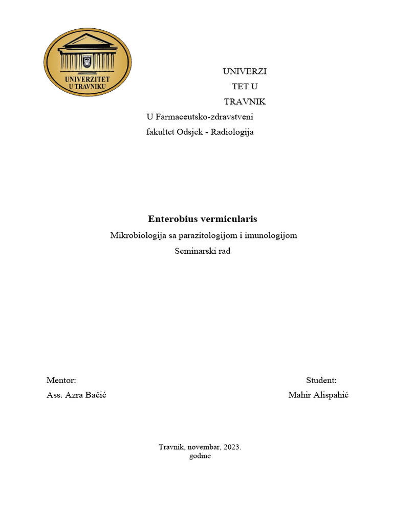 Dijecije Gliste | PDF