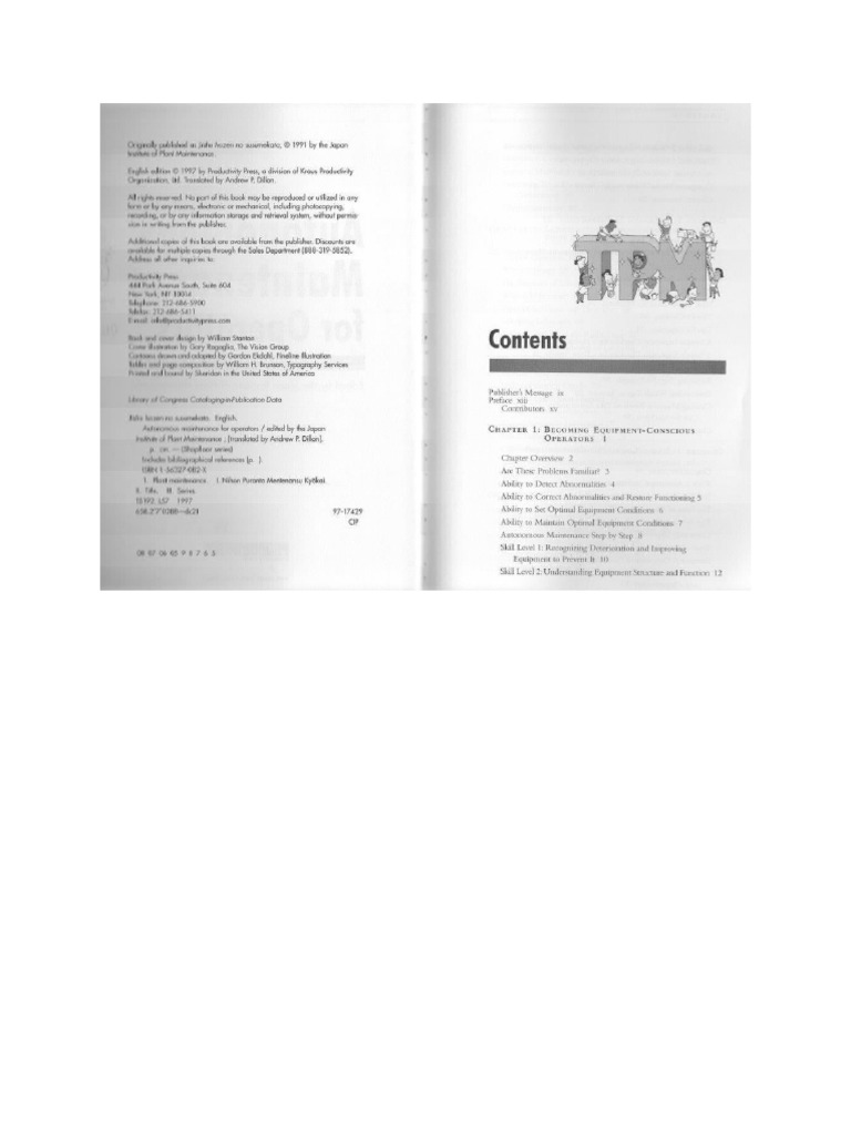 Autonomous Maintenance Part 1 | PDF