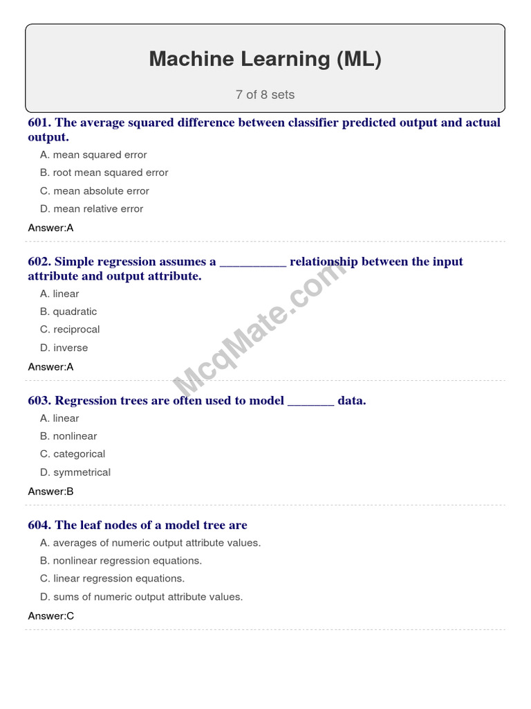 machine-learning_set_7 | PDF | Coefficient Of Determination | Support Vector Machine