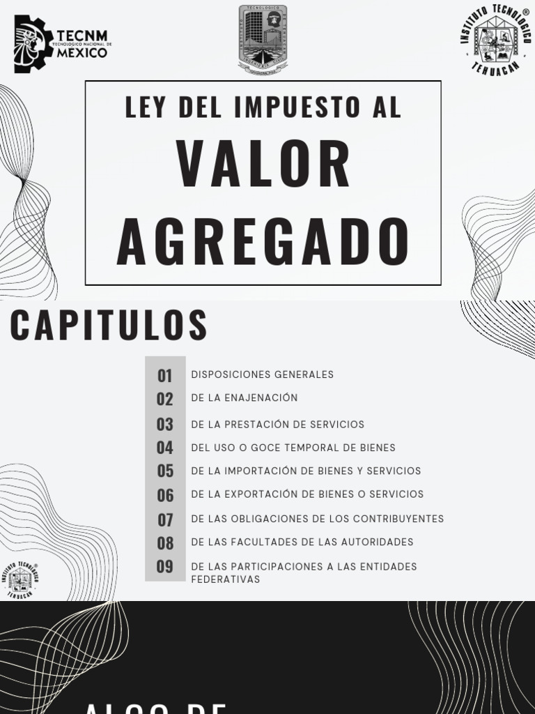 Ley Del Impuesto Del Valor Agregado Pdf Impuestos Impuesto Al