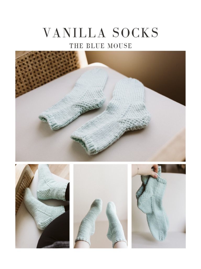 Free Vanilla Sock Pattern PDF | PDF | Knitting | Basic Knitted Fabrics