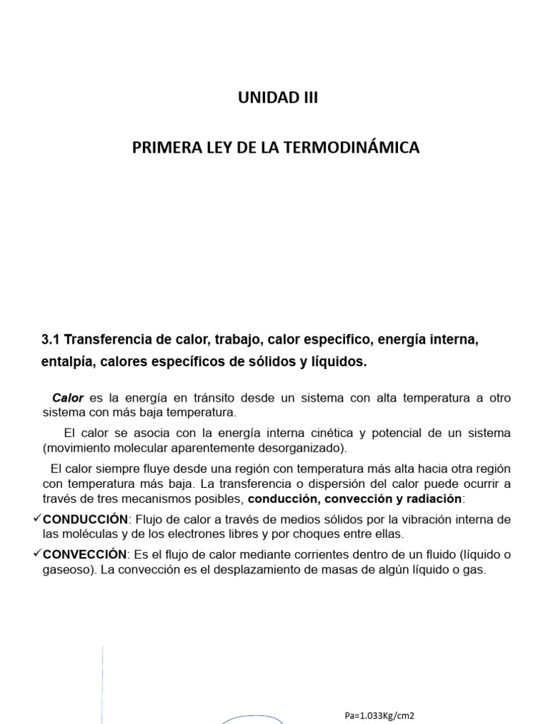 S03.s03 Leyes de Termodinamica | PDF | Calor | Entalpía