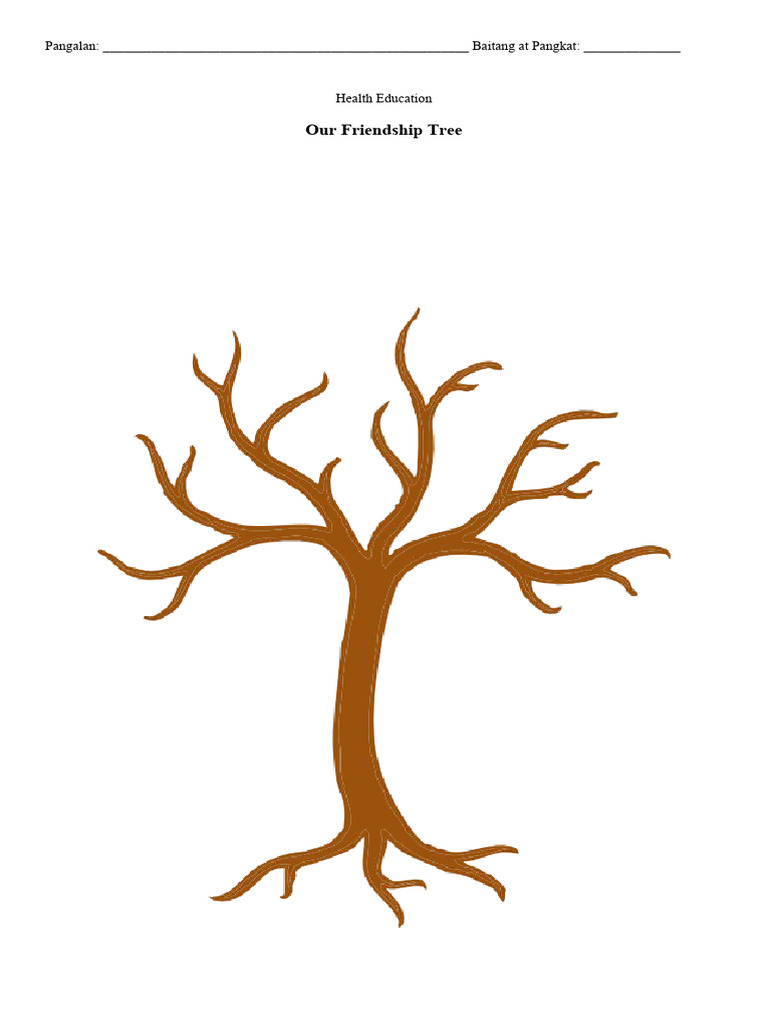 Friendship Tree | PDF | Career & Growth | Self-Improvement