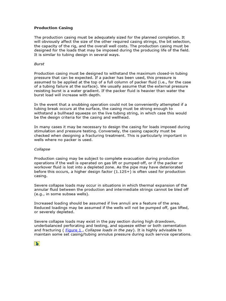 3production Casing | PDF | Casing (Borehole) | Building Materials