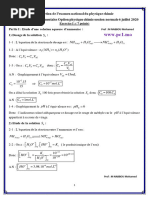 Correction Bac 2023 PC Physique | PDF