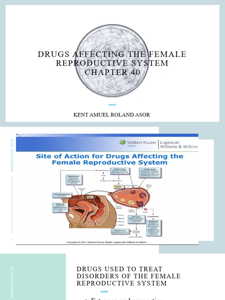 Drugs-affecting-the-female-reproductive-system | PDF | Estrogen ...