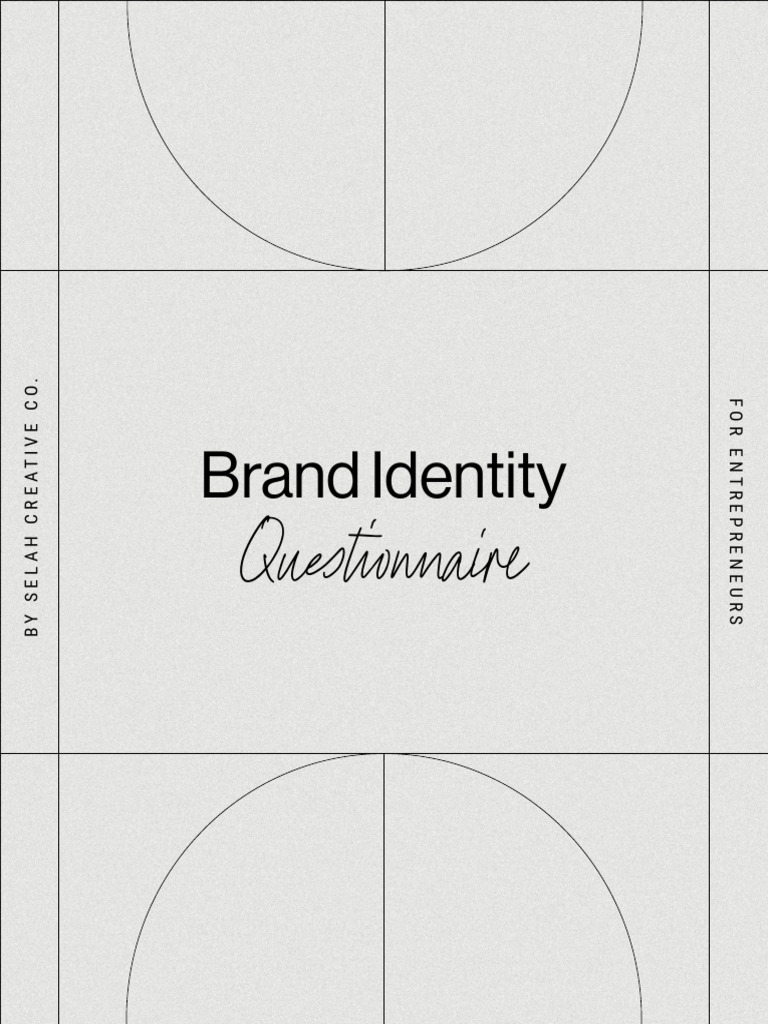 Brand Identity Questionnaire - Selah Creative Co | PDF | Brand ...
