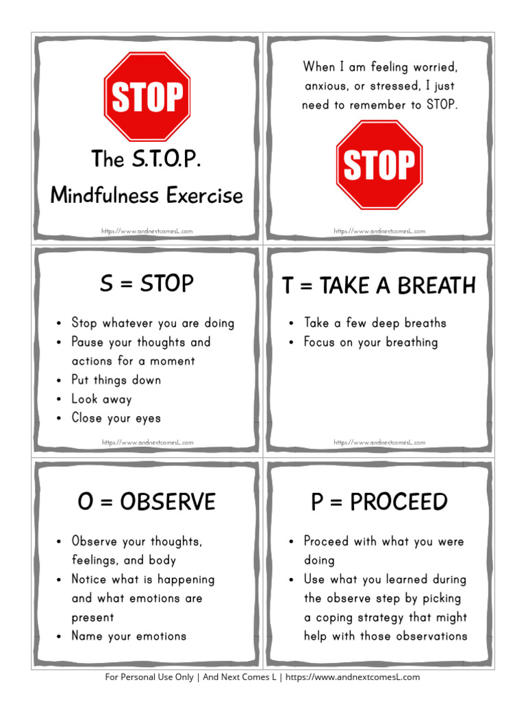 Mindfulness for Stress Relief | PDF